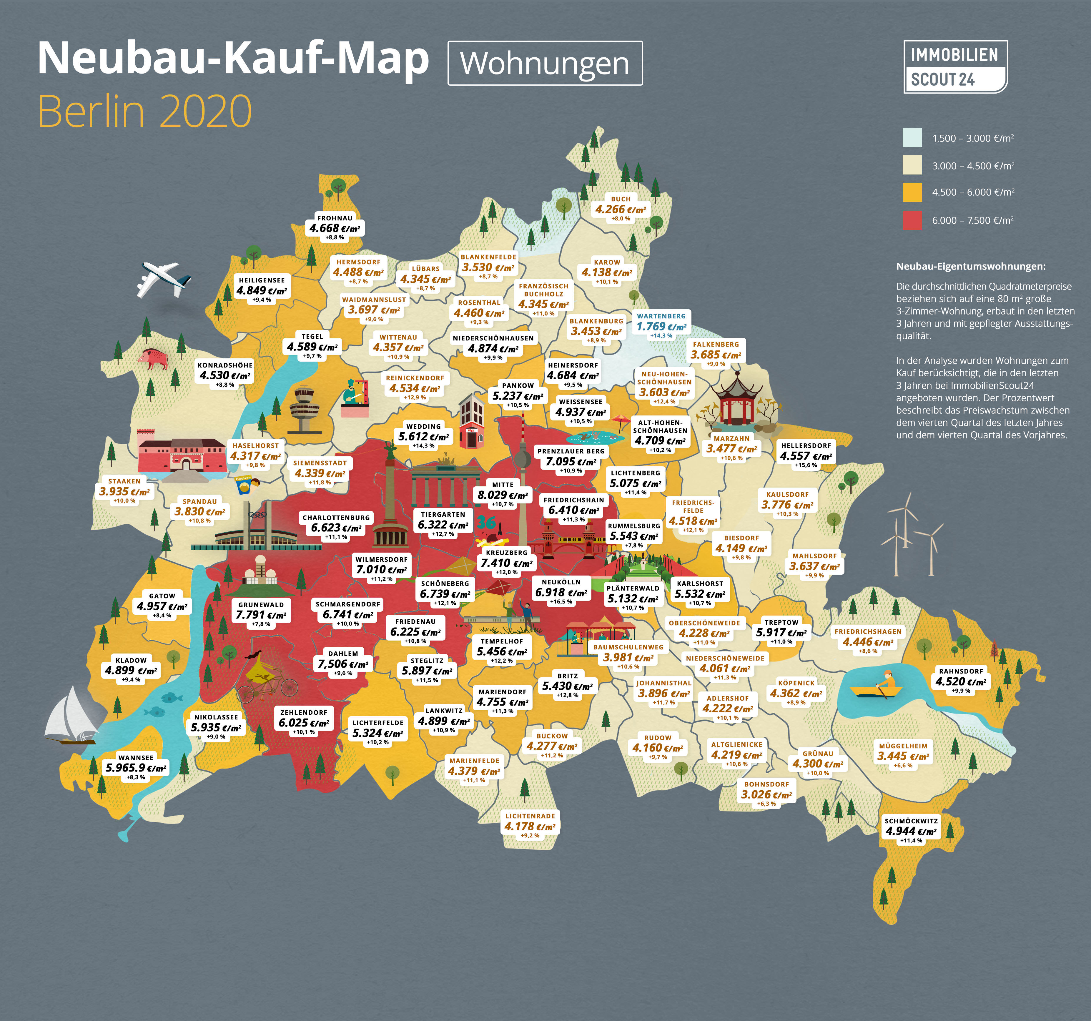 Neubau-Kauf-Maps: Wohneigentum in Berlin & Brandenburg bleibt begehrt